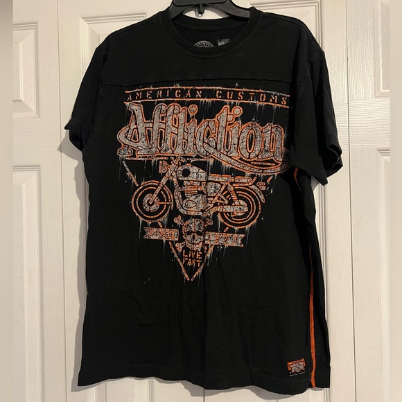 Affliction | Shirts | Afflication Motorcycle Tshirt Xl | Poshmark